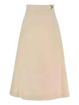 Valentino Garavani Flared Skirt - Neutrals