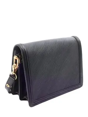 LOUIS VUITTON 2021 Dauphine Epi Shoulder Bag - Black