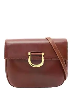 FERRAGAMO Gancini Shoulder Bag - Brown