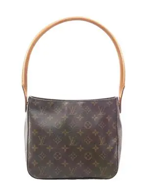 LOUIS VUITTON Looping Mm Monogram Shoulder Bag - Brown