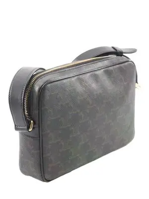 Celine Triomphe Shoulder Bag - Black