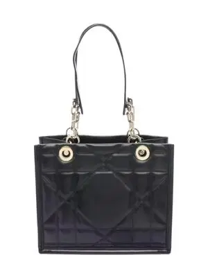 Dior Archicannage Quilted Leather Shoulder Bag - Black