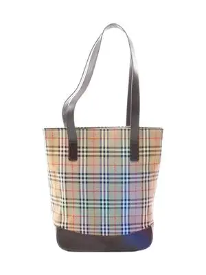 Burberry Nova Check Tote Bag - Neutrals