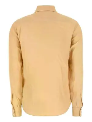 JIL SANDER Long Sleeve Button-down Shirt - Orange