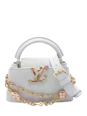 LOUIS VUITTON X Takashi Murakami Mini Capucines Tote Bag - Blue