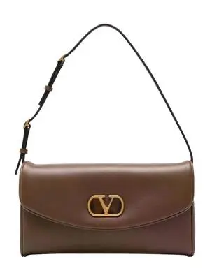 Valentino Garavani Valentino Garavani VLogo Signature Shoulder Bag Brown