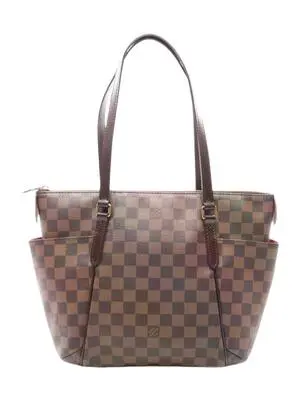 LOUIS VUITTON Damier Ebene Pm Tote Bag - Brown