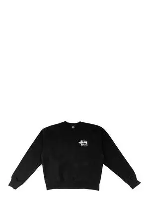 StÜssy Osaka Logo Crew Neck Sweater - Black