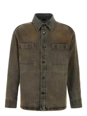 Fendi Cotton Denim Jacket - Camel