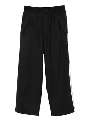 Y3 Side-stripe Pocket Track Pants - Black