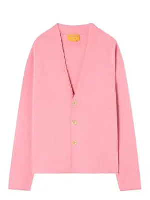 GUEST IN RESIDENCE GUEST IN RESIDENCE Long Sleeve Cashmere Polo With Gathered Detail