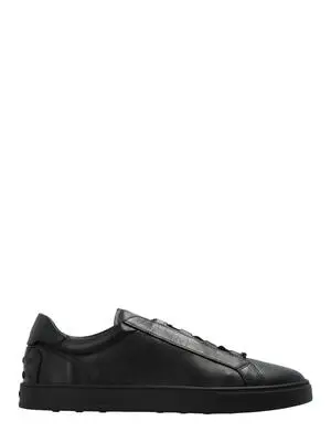 TOD`S Tod's Sleek Leather Sneakers - Black