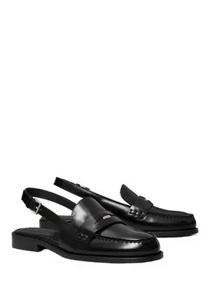 Tory Burch Classic Penny Slingback Loafer - Perfect Black