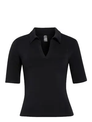 Beyond Yoga Beyond Yoga Sport Active Polo Black