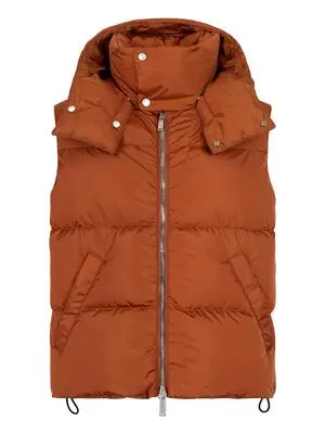 Dsquared2 Hooded Down Vest - White
