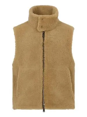 Dsquared2 Shearling Gilet - Brown