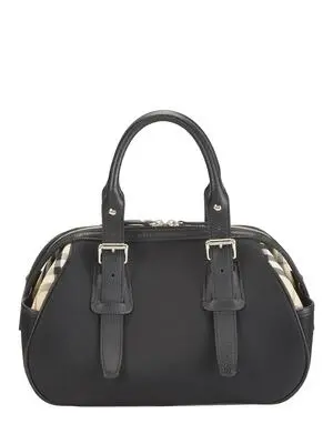 Burberry Burberry Check Bowling Bag Black