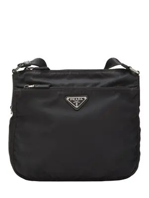 Prada Nylon Messenger Bag - Black
