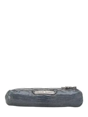 Chrome Hearts Embossed Leather Zip Pouch - Blue