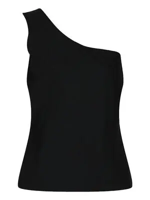 Balenciaga Asymmetric Tank Top - Black