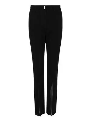 Givenchy Split Hem Bootcut Jeans - Black