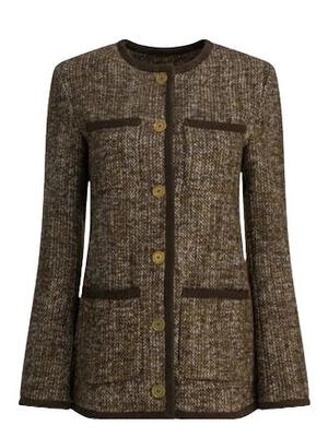 GOLDEN GOOSE Wool Blend Jacket - Brown