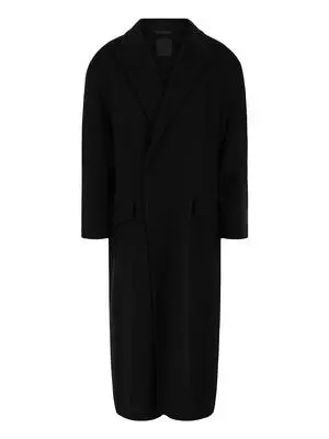 Givenchy Double Face Long Coat - Black