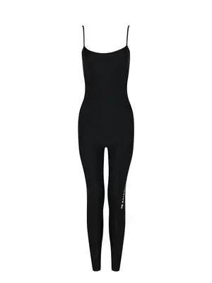 Balenciaga Sporty B Activewear Bodysuit - Black
