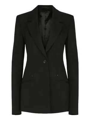 Givenchy Wool And Mohair Cape Jacket - Black