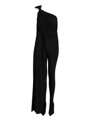 Balenciaga Draped Panta Bodysuit - Black