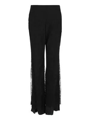 Givenchy Lace Flare Pants - Black