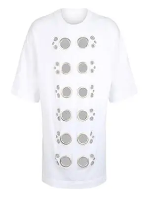 Givenchy Eyelet Oversized T-shirt - White