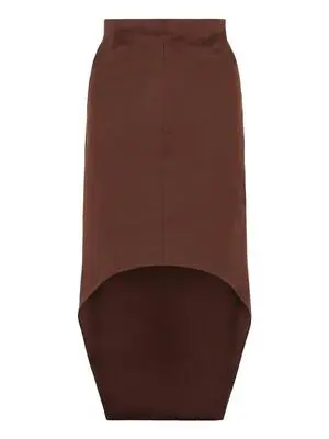 Givenchy Front Slit Pencil Skirt - Brown