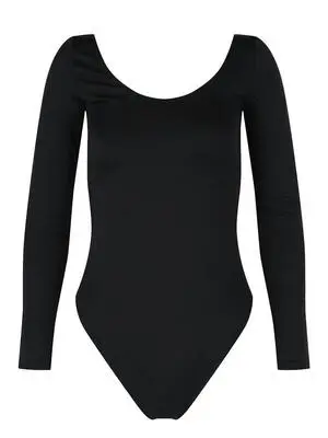 Balenciaga Dancer Matte Spandex Bodysuit - Black