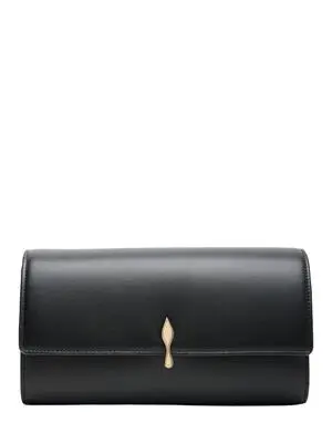 CHRISTIAN LOUBOUTIN Bettina Wallet On A Chain Clutch - Black