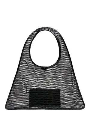 Alaïa Mesh Hobo Bag - Black