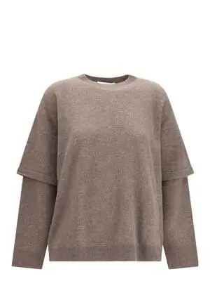 DARKPARK Troy Double Sleeved Jumper - Brown