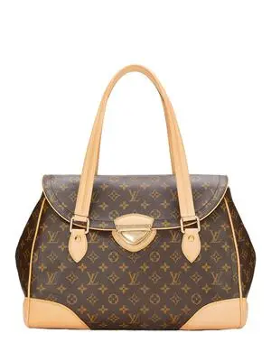 LOUIS VUITTON Monogram Canvas Beverly Bag - Brown