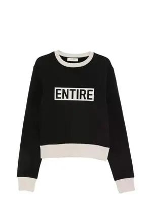 ENTIRE STUDIOS ENTIRE STUDIOS Logo-Print Panelled Sweatshirt
