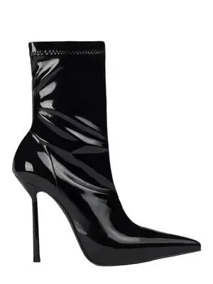 LE SILLA Bella Pointed-toe Ankle Boots - Black