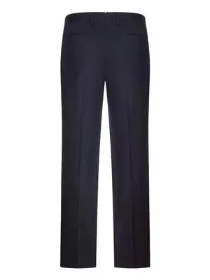 LARDINI Straight-leg Tailored Trousers - Blue