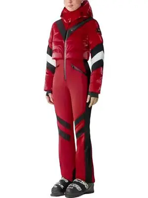 Mackage Satory-glo Colour-block Ski Suit - Red