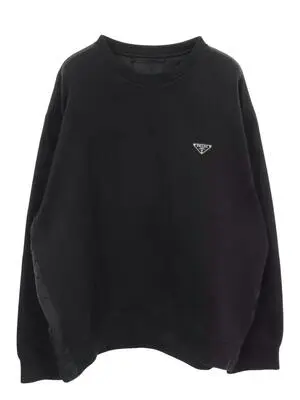Prada Re-nylon Detail Sweater - Black