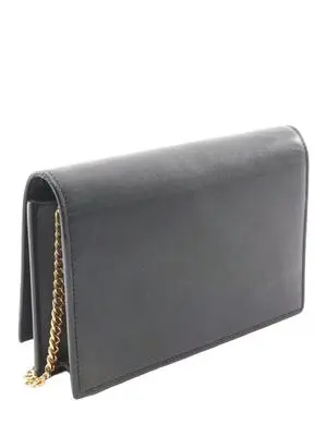 Saint Laurent Kate Tassel Chain Clutch Bag - Black