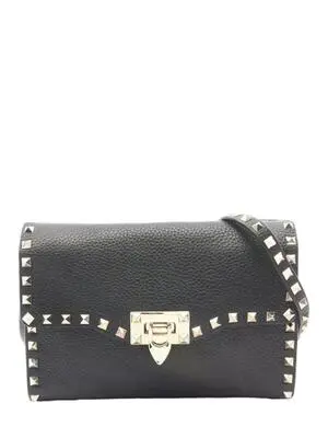 Valentino Garavani Rockstud Shoulder Bag - Black