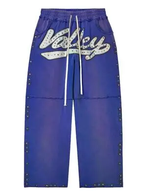 VALE FOREVER Skittle Crystal-embellished Track Pants - Purple
