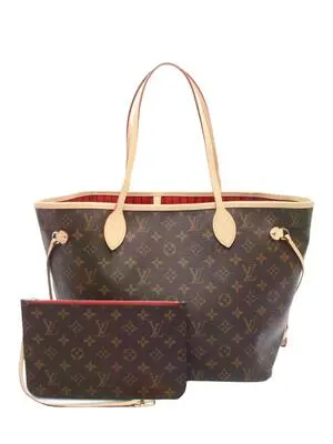 LOUIS VUITTON Louis Vuitton Monogram Tote Bag Brown