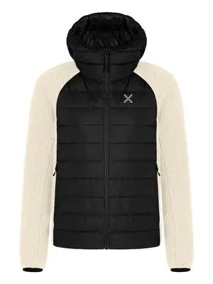 MONTURA Quilted Fleece-texture Hooded Jacket - Black