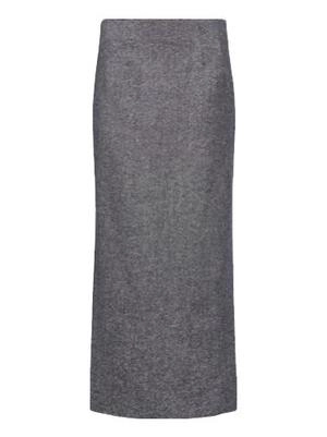 Etro Wool And Silk-blend Maxi Skirt - Grey