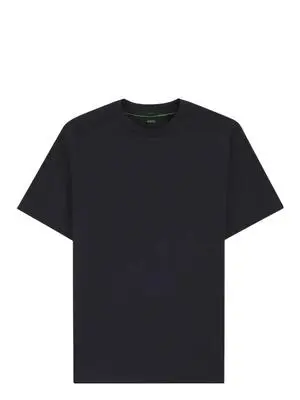 Hugo Boss Jacquard-tape T-shirt - Dark Blue